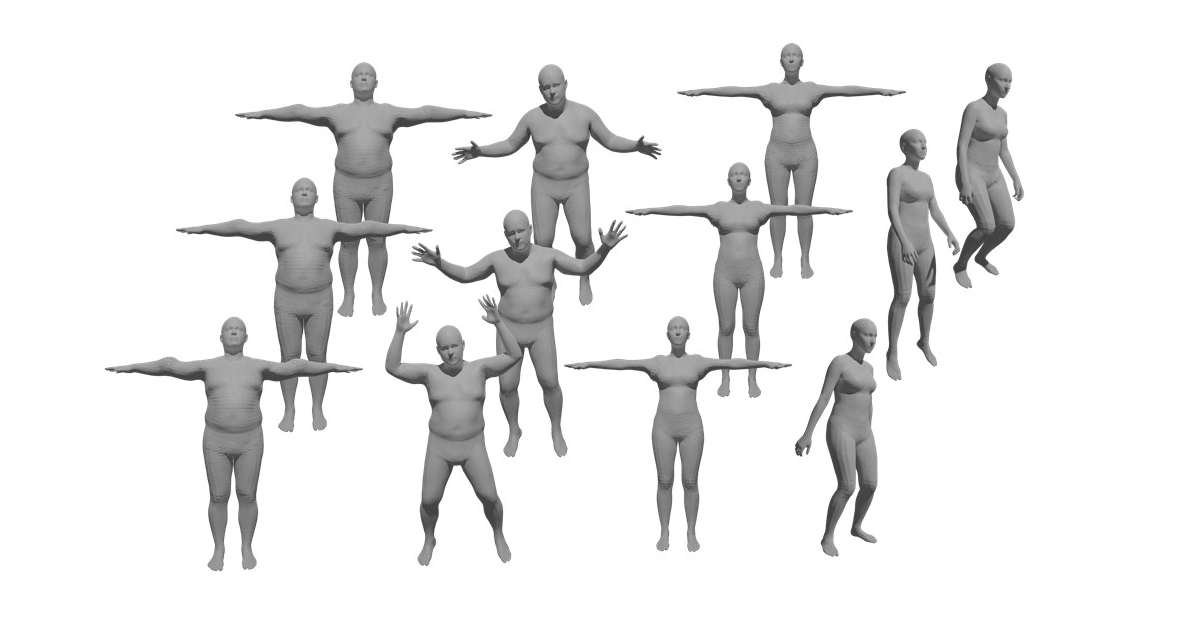 LEAP: LEarning Articulated occupancy of People